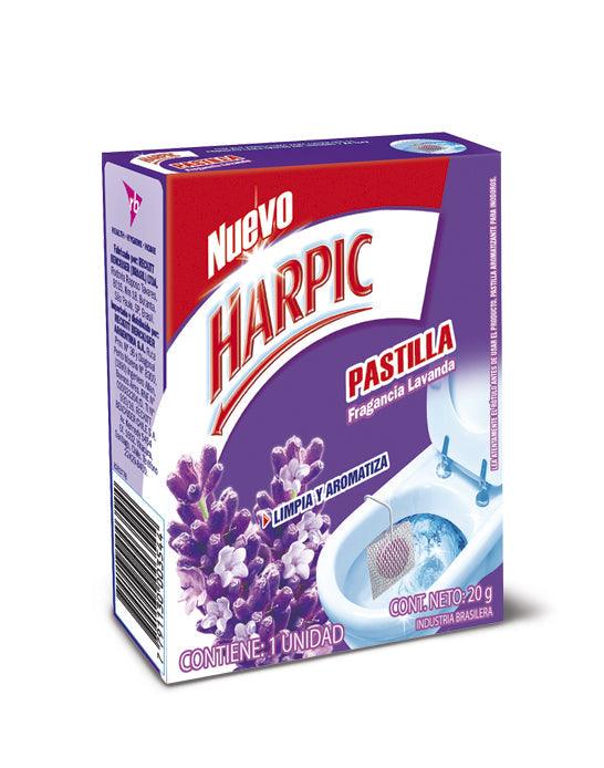Harpic Pastilla WC Limpia y Aromatiza Lavanda 1 unid | Comprar Online ...